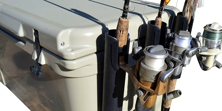 Fishing Cooler with Rod Holders ~ Captain Dixon